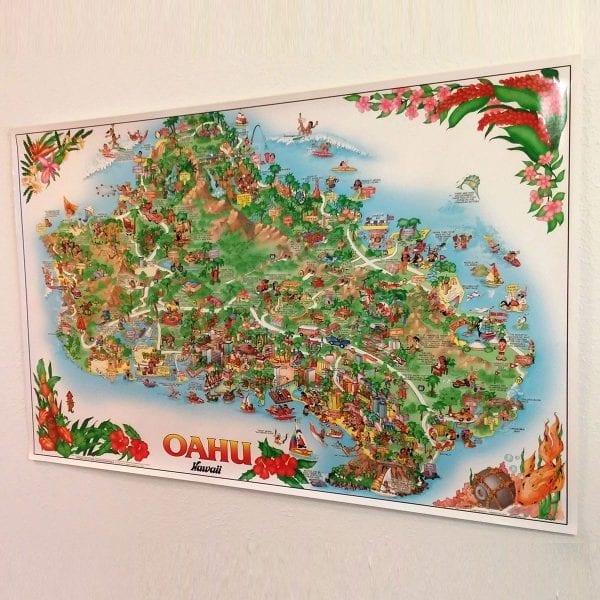 Buy Illustrated Maps for Oahu, Kauai, Maui, Big Island and more